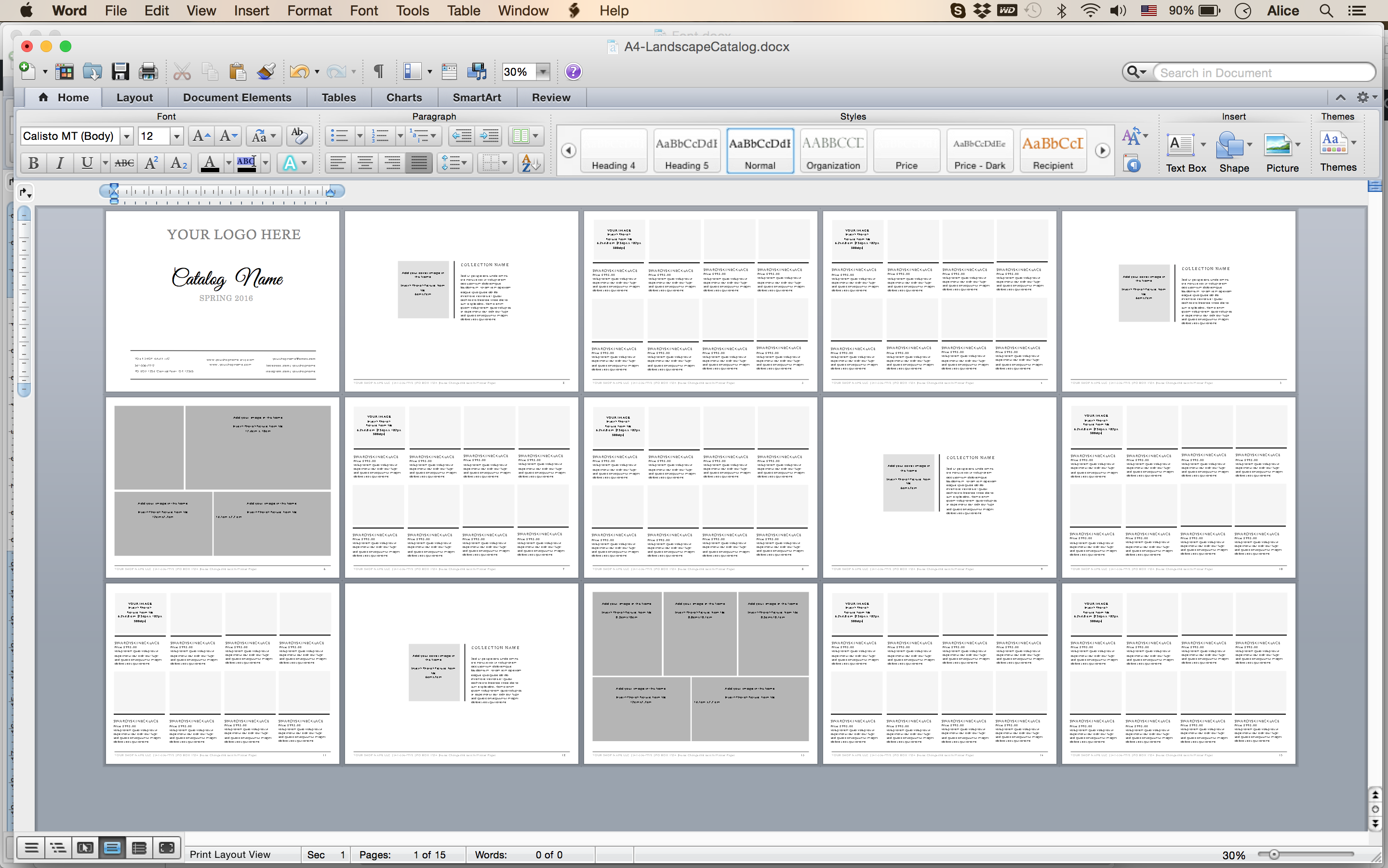 Indesign Catalog Templates Free