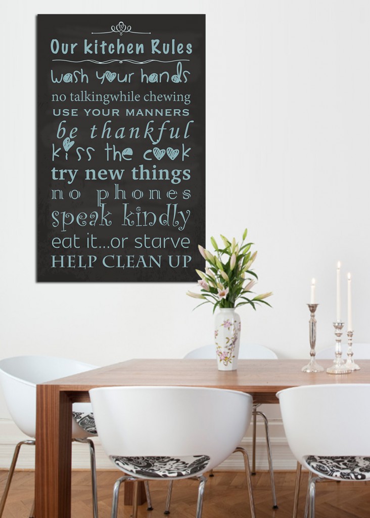 printable Decor kitchen Rules | aiwsolutions