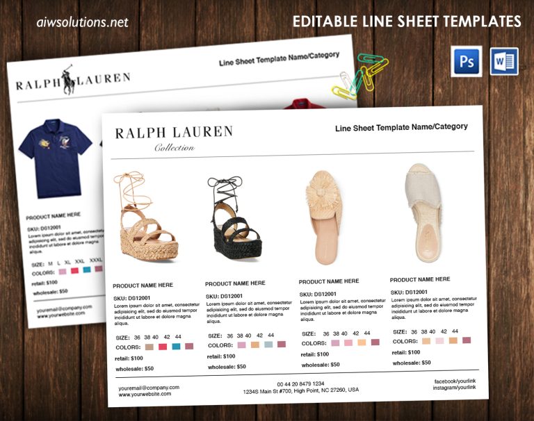 Line Sheet – id30 - aiwsolutions