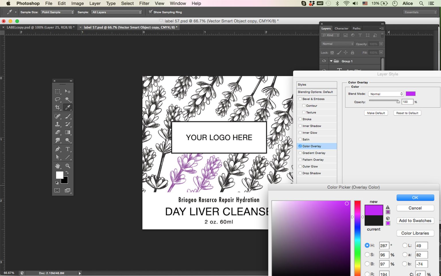 Label template ID57 - aiwsolutions