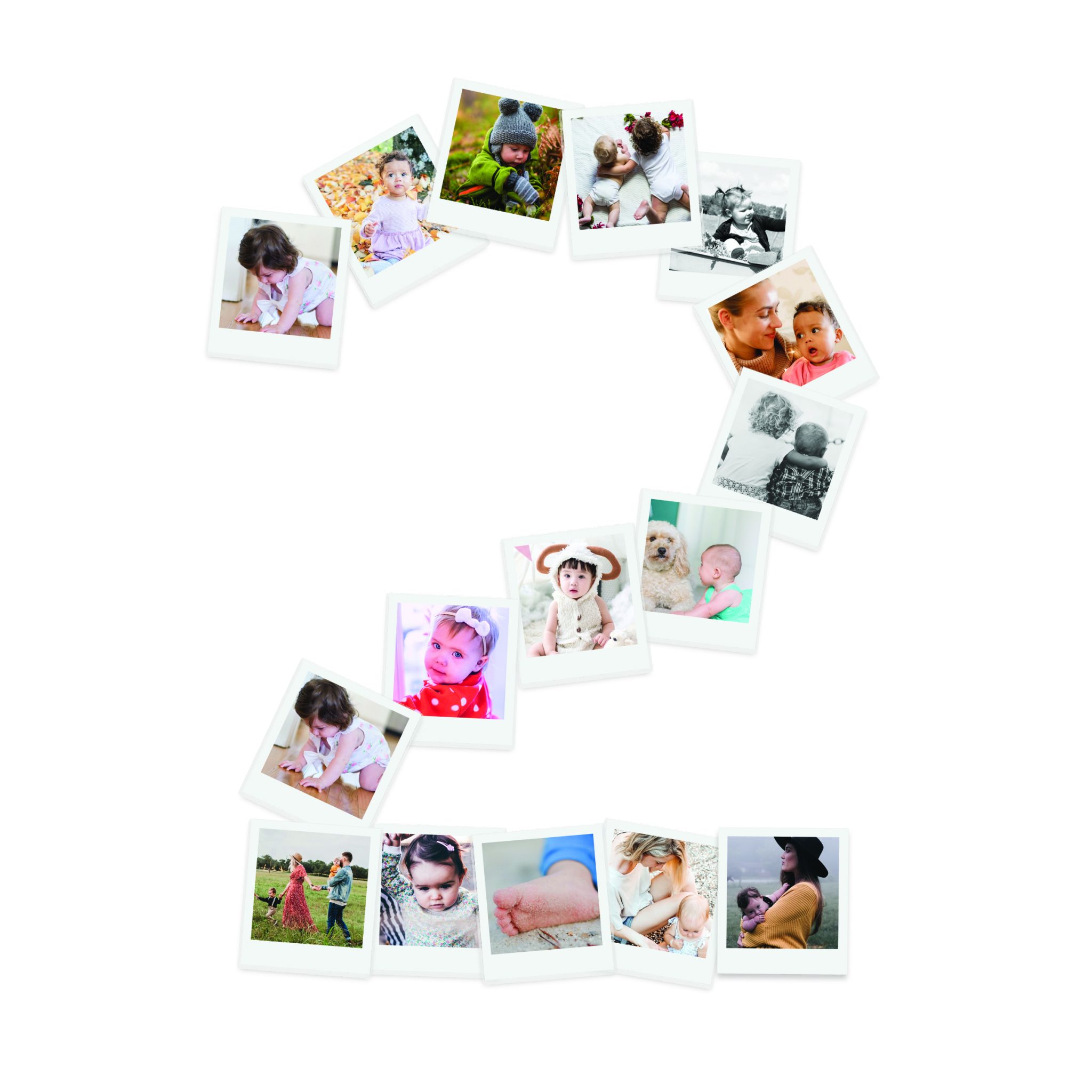 Number 2 Photo Collage Template - aiwsolutions