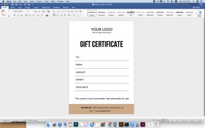 Gift Certificate ID01 - aiwsolutions
