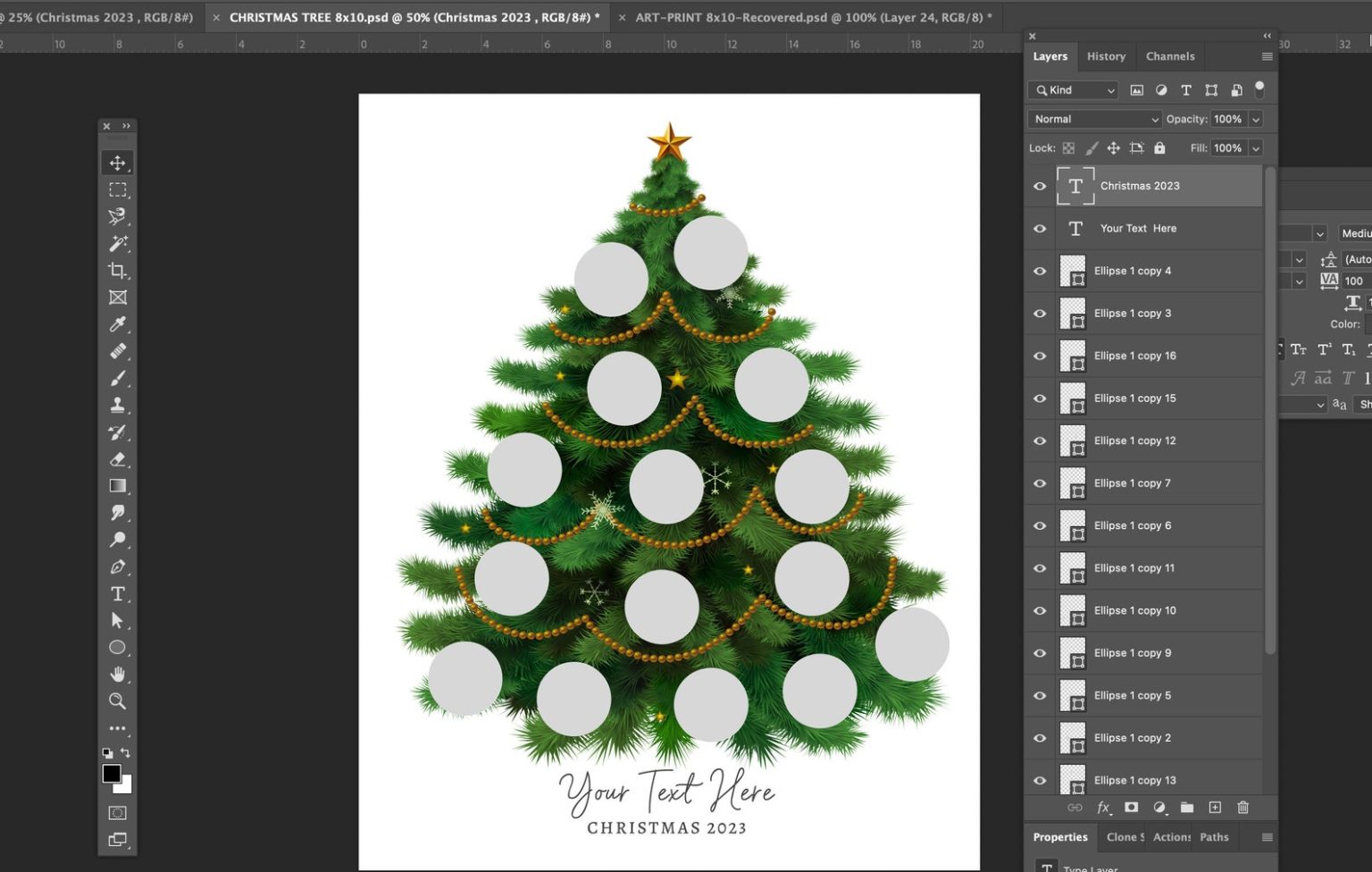 Christmas tree photo collage 2 - aiwsolutions