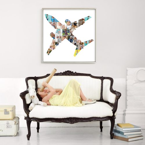 Air plane photo collage template - aiwsolutions