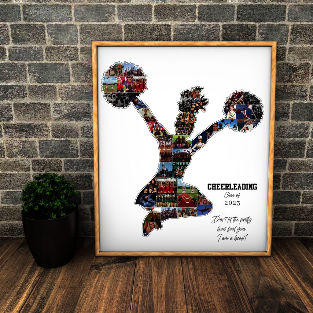 cheerleaders senior night photo collage template - aiwsolutions