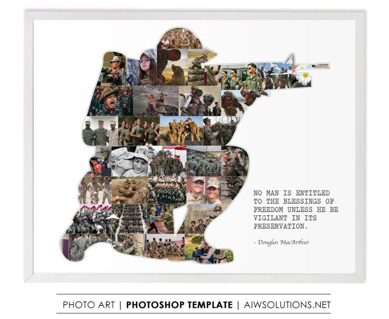 Soldier photo collage, Military photo collage, Army photo collage ...